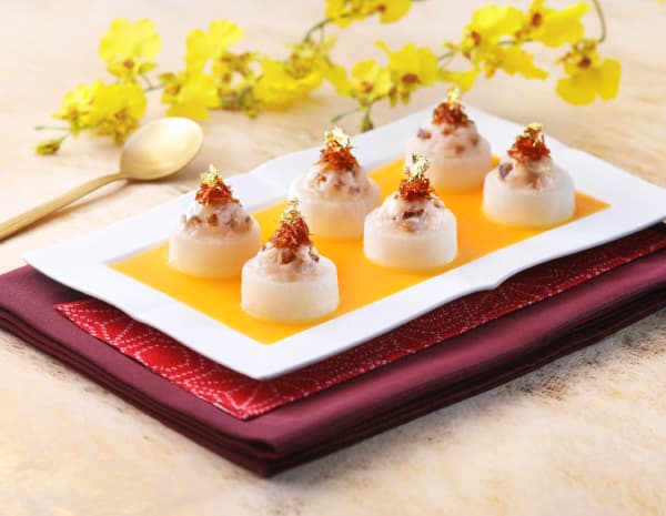 Radish Stuffed With Xo Sauce Shrimp Paste In Crab Roe Sauce | Recipes ...